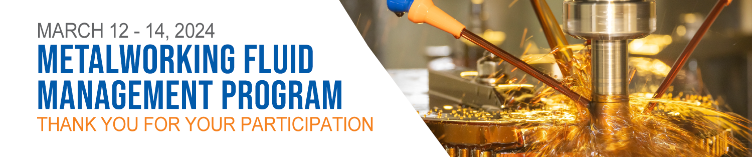 Metalworking Fluids Management Course - STLE